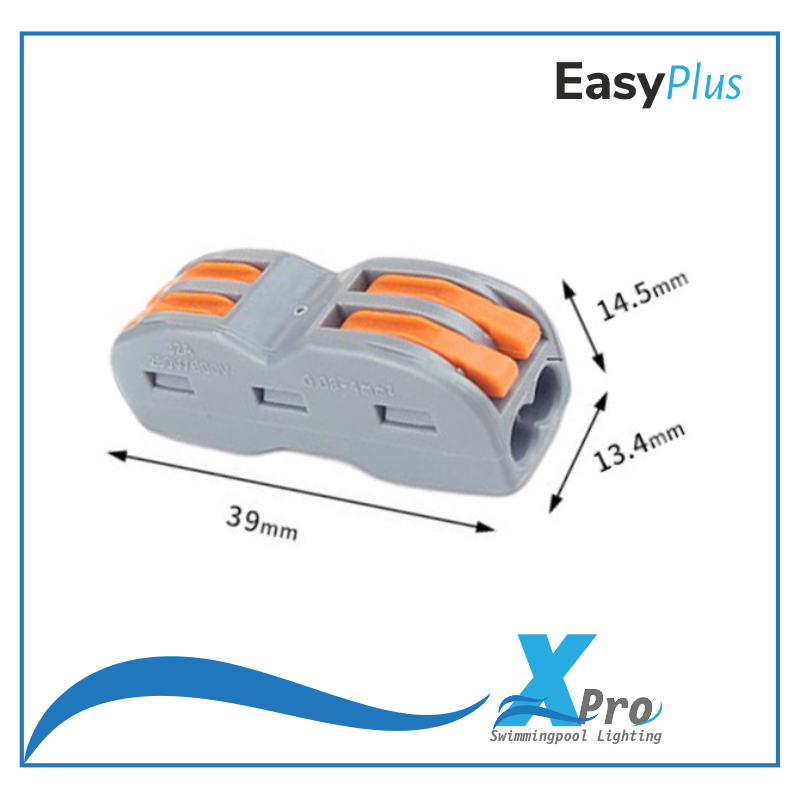 2pin draad docking connector termainal blok universeel snel klemmenblok