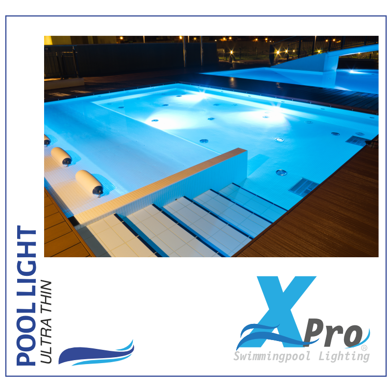 Surface mount pool light Set RGB+W | 25W | 260X40 mm | 2 core