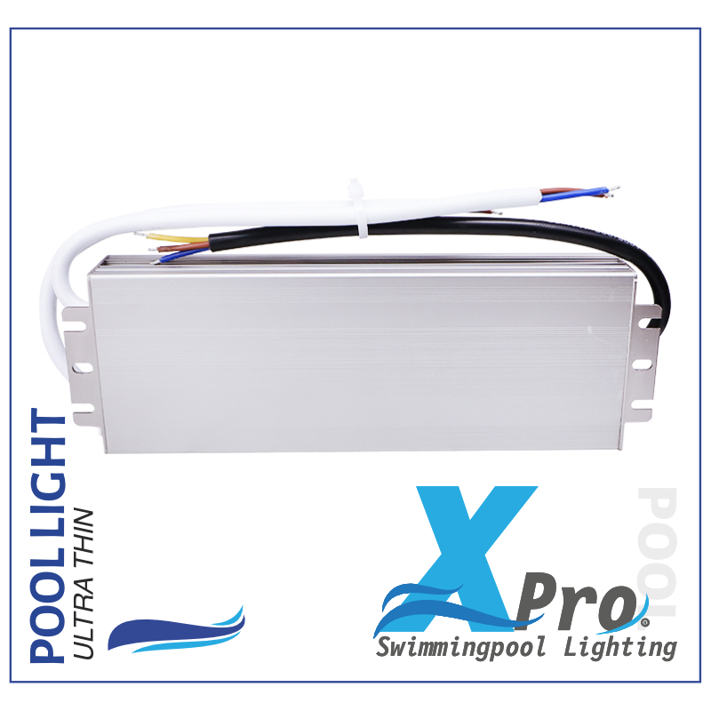 Ultra dunne LED transformator 12V 300W DC IP67