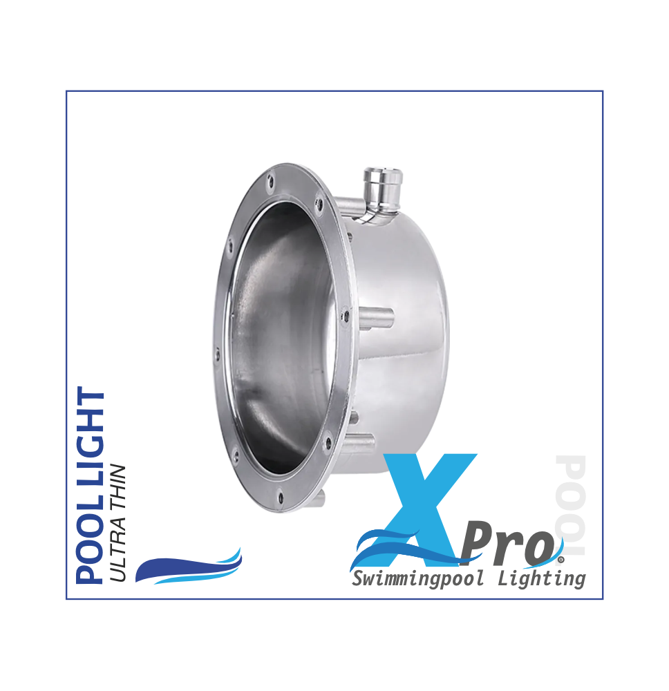 PROLINE | PRO 200mm stainless steel 316L Recessed pool light | Warm ...