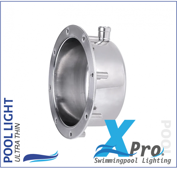 PROLINE | PRO 200mm stainless steel 316L Recessed pool light | Warm ...