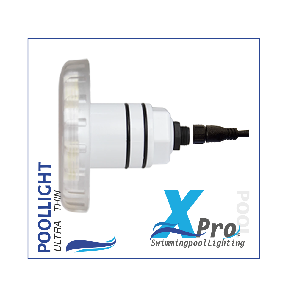 XPRO 98 mm Plug-In 2 Inch fiberglas en Beton LED Pool Light Light ...