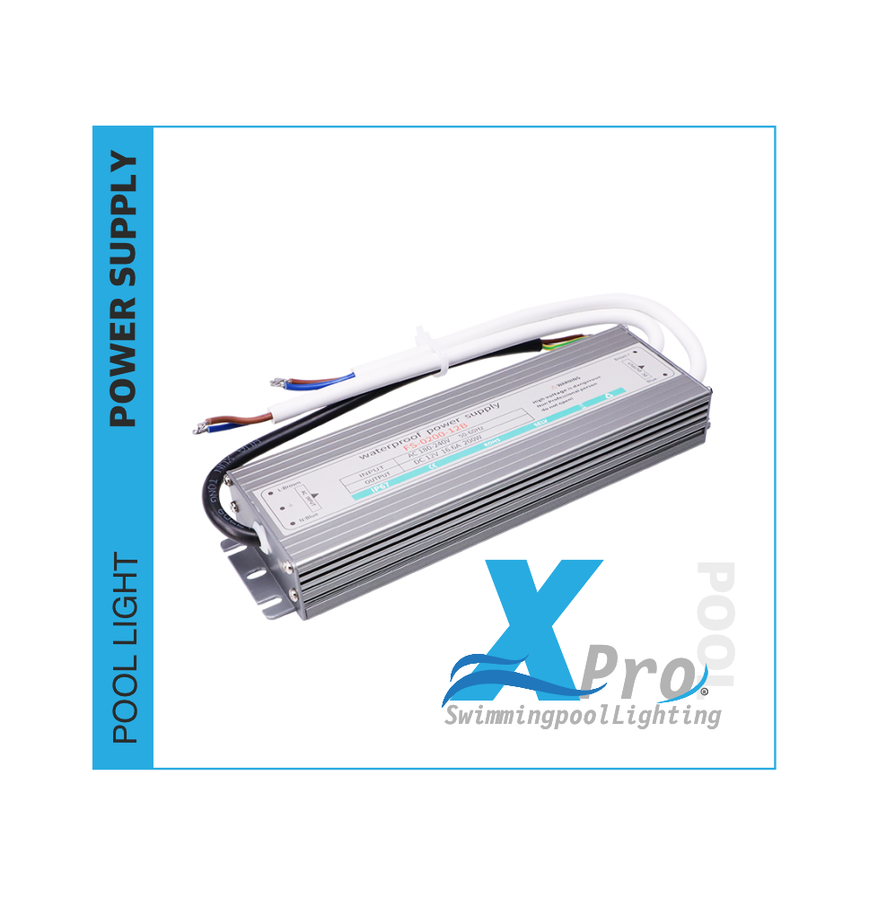 Ultra dunne LED transformator 12V 200W DC IP67