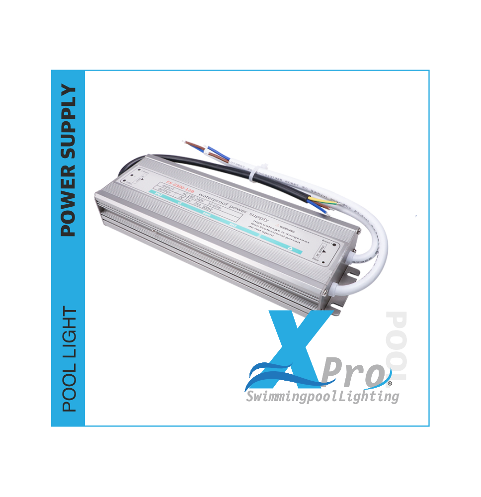 Ultra dunne LED transformator 12V 300W DC IP67