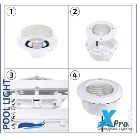 Build-in niche Niche ABS PAR56 for liner pools.