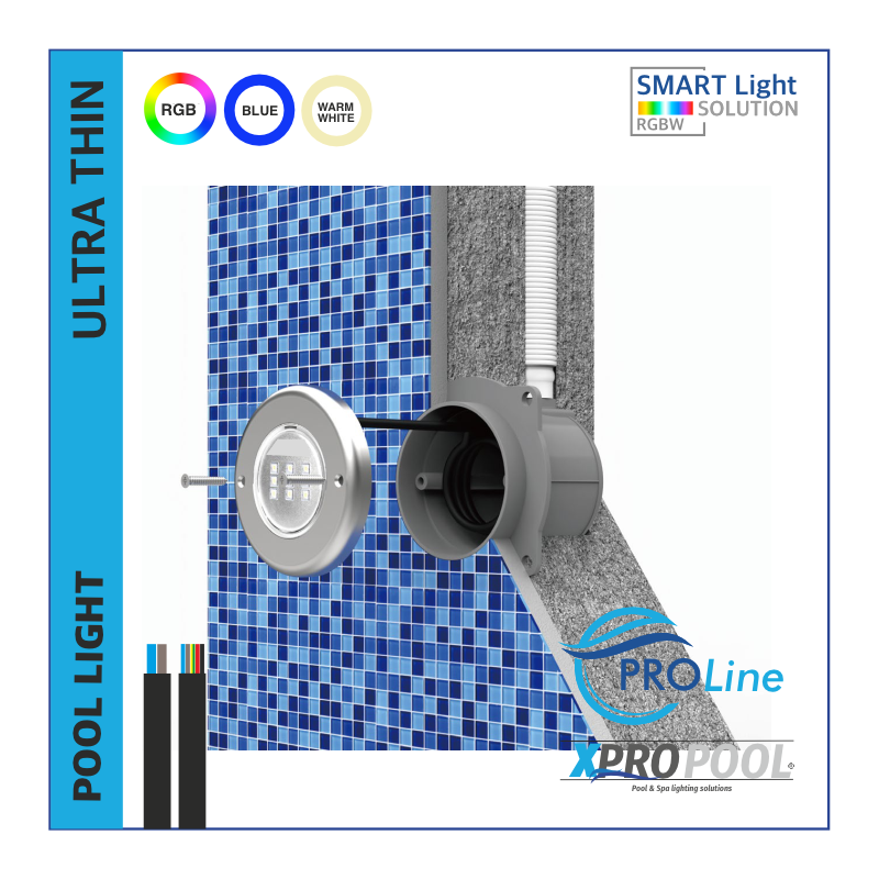 PROLINE | 180 mm Stainless Steel Recessed and Surface Mounted Pool ...