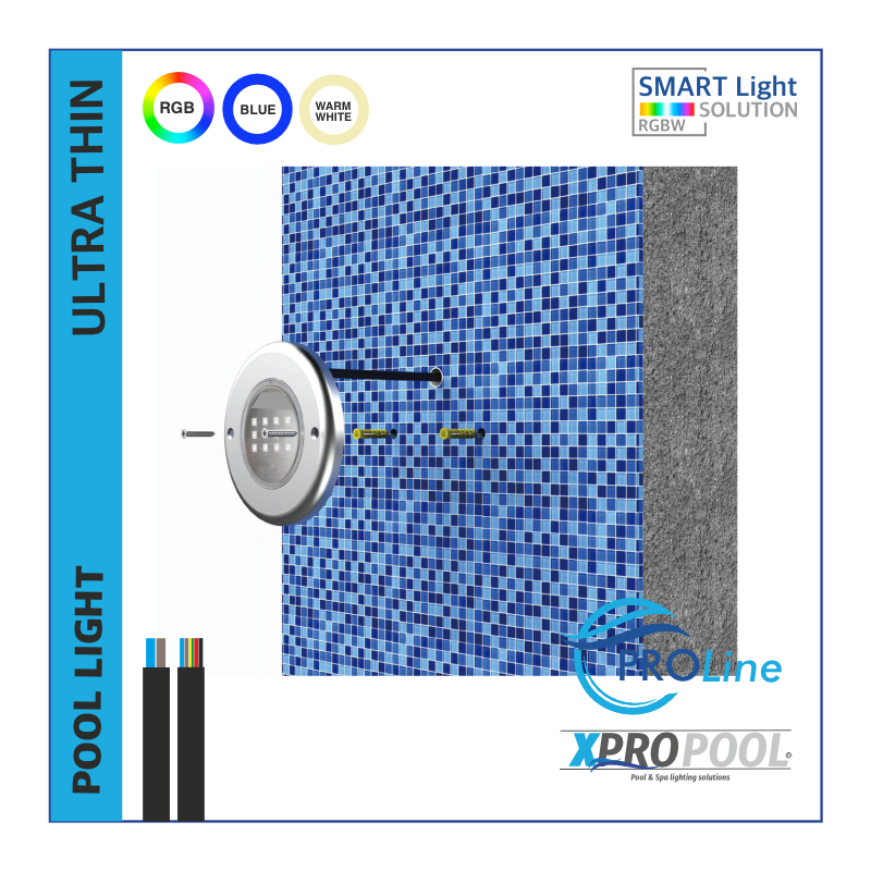 PROLINE | 180 mm Stainless Steel Recessed and Surface Mounted Pool ...