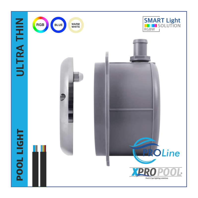 PROLINE | 150mm Stainless Steel Recessed and Surface Mounted Pool Light ...