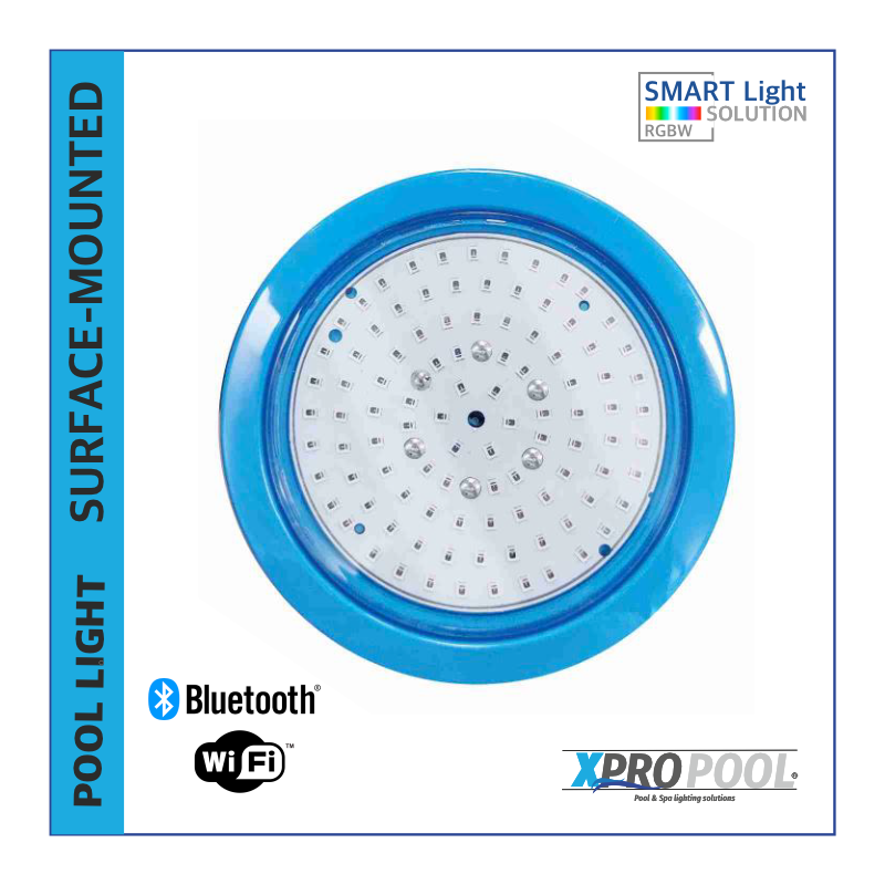 Magnetic RGB LED Pool Light with Smart App Control 120x20mm