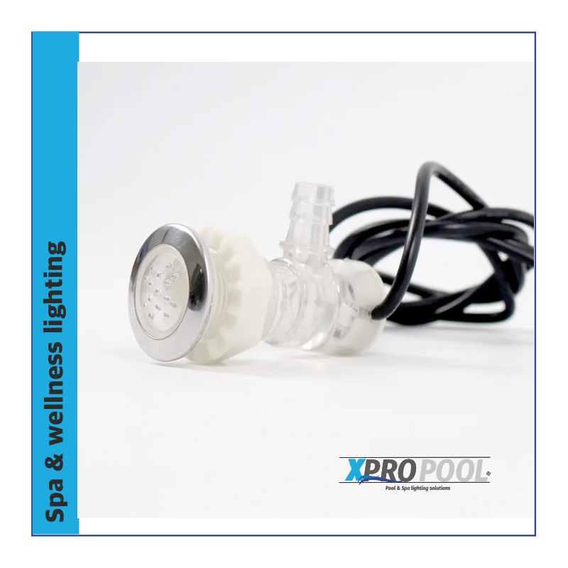 XPRO Jet jacuzzi LED light for Hot Tub | Whirlpool | Spa | RGB | 21-61 mm