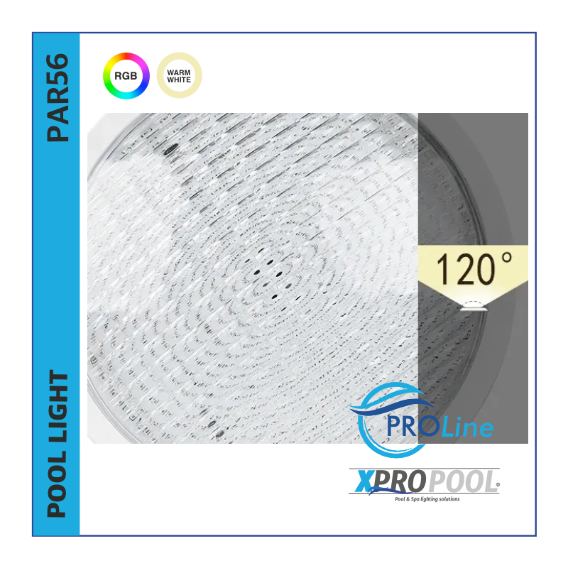 PROLINE | Pool lamp LED IP68 12V PAR56 warm white 25W Light strength 25 ...