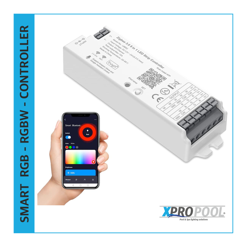 5 in 1 - 2.4GHz WiFi and Bluetooth LED Controller contoler system for ...