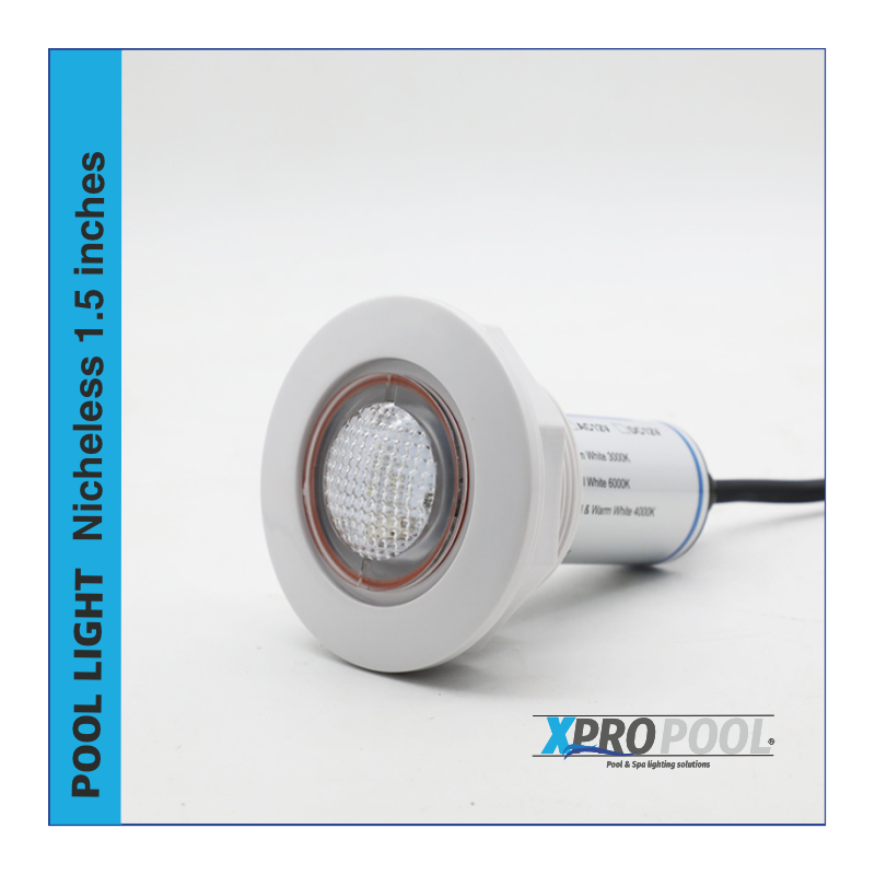 Nicheless LED Swimming Pool Light 12w RGB+W Color RGB+W - 2 core cable ...