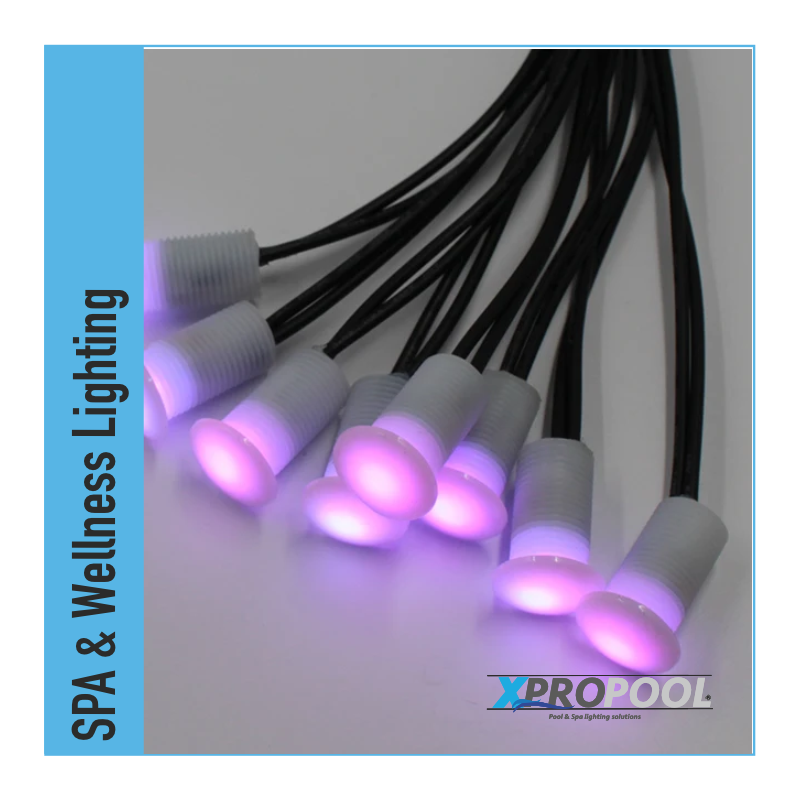 XPRO Mini LED Lights for Hottub | Whirlpool | Spa | Jacuzzi | RGB | 23 ...