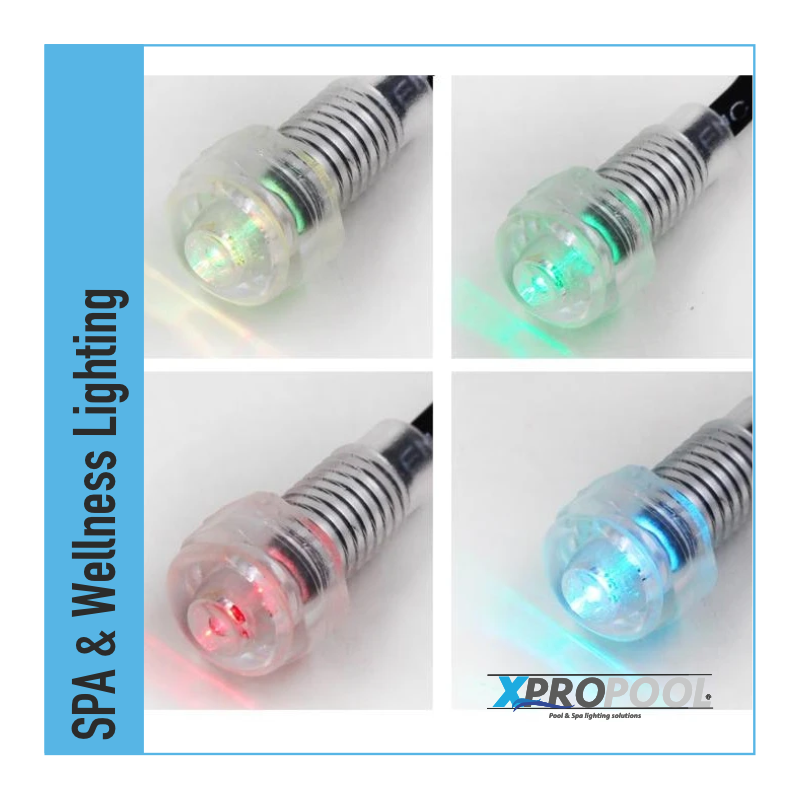 XPRO Mini LED-verlichting voor Jacuzzi - Hottub | Spa | RGB | 17-37mm