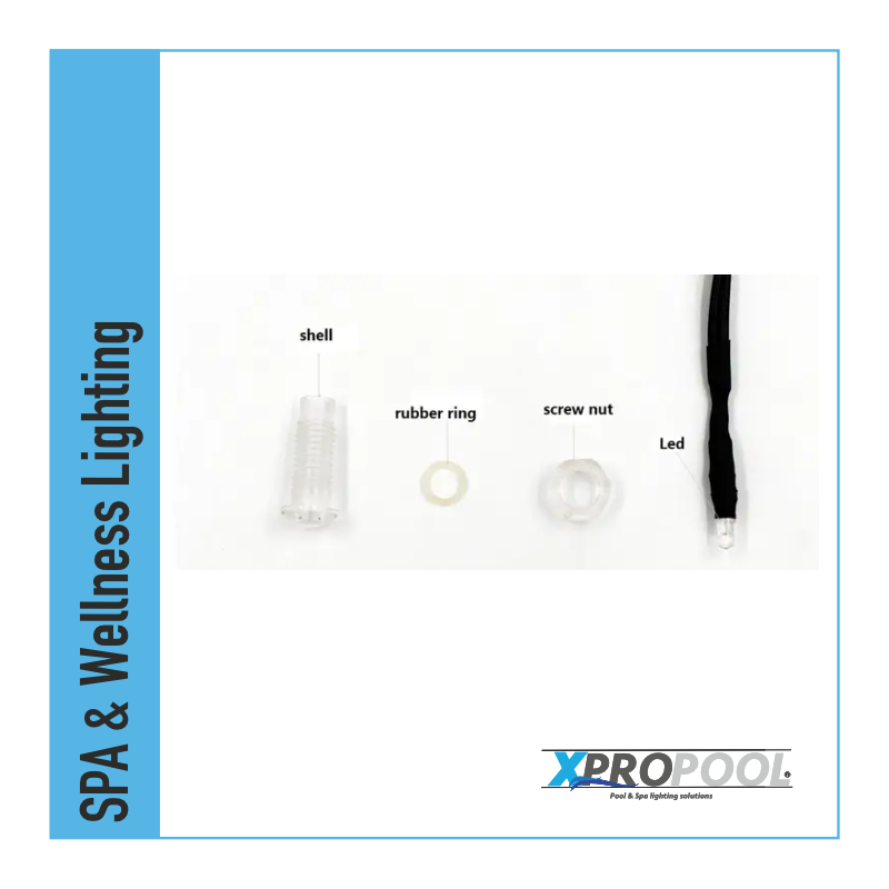 XPRO Mini LED light for Jacuzzi - Hottub | Spa | RGB | 17-37mm