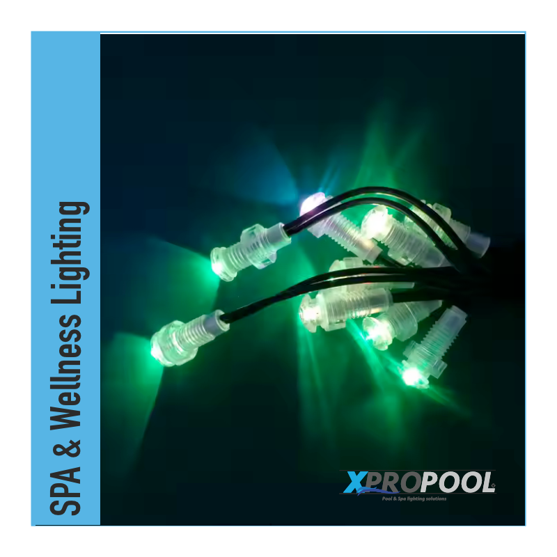 XPRO Mini LED light for Jacuzzi - Hottub | Spa | RGB | 17-37mm