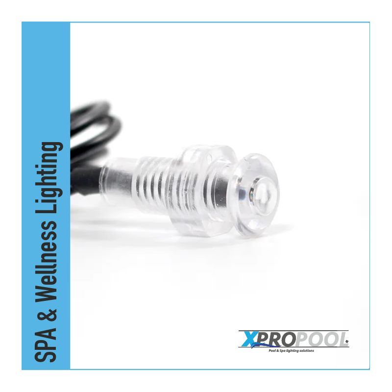 XPRO Mini luz LED para Jacuzzi - Hottub | Spa | RGB | 17-37mm